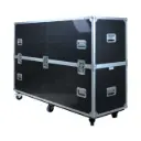 Flight case pour deux écrans TV 65"-75" | IRIS Connect